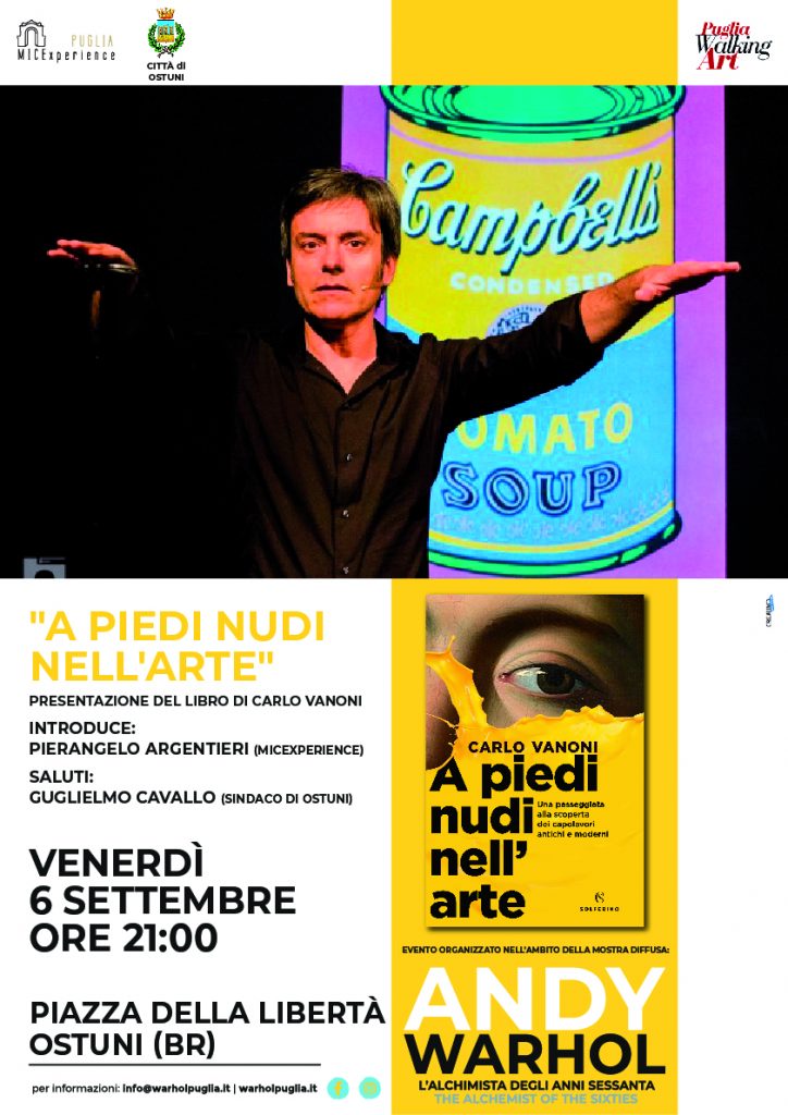 Carlo Vanoni a Ostuni per presentare il suo libro "A piedi nudi nell ...